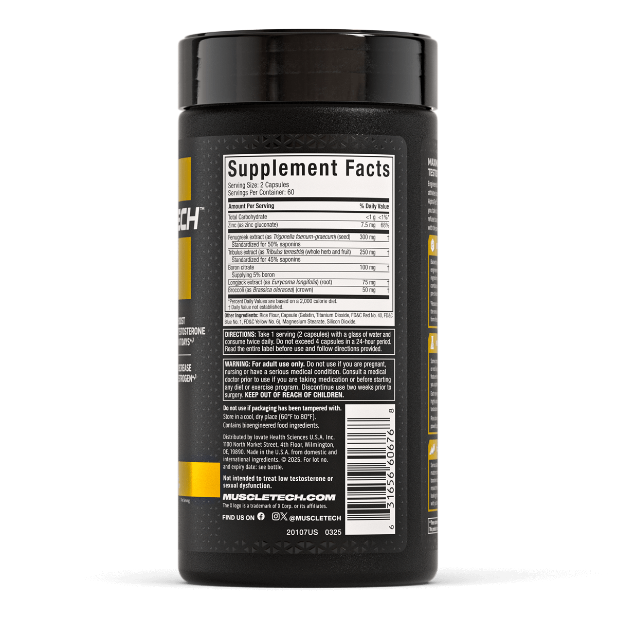 MuscleTech® AlphaTest® | Testosterone & Performance Support