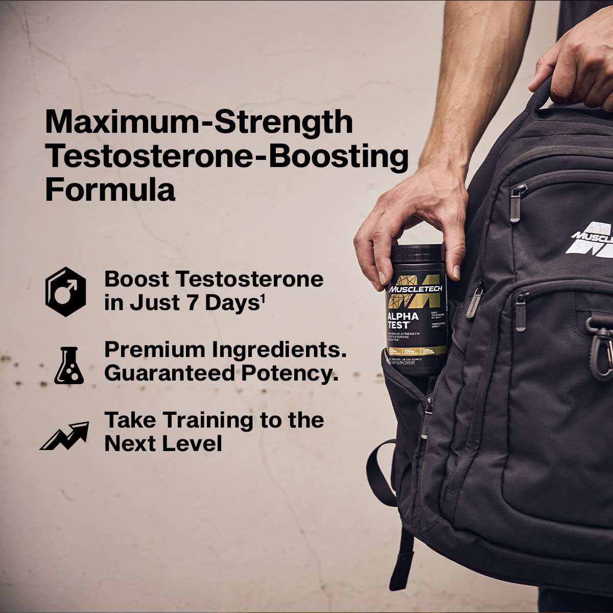 MuscleTech® AlphaTest® | Testosterone & Performance Support